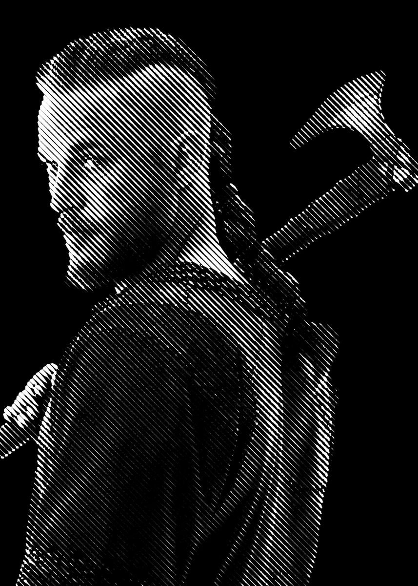 'ragnar lothbrok' Poster, picture, metal print, paint by Trending ...