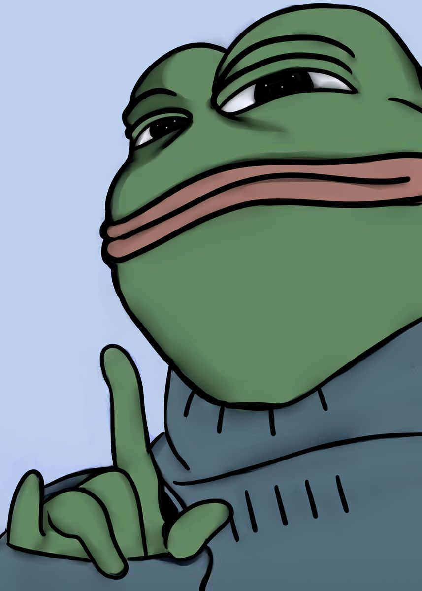 'pepecool' Poster, picture, metal print, paint by eunoia | Displate