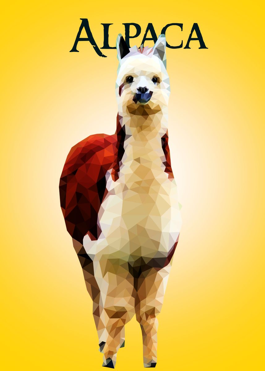 'Alpaca' Poster by Dare Neil | Displate