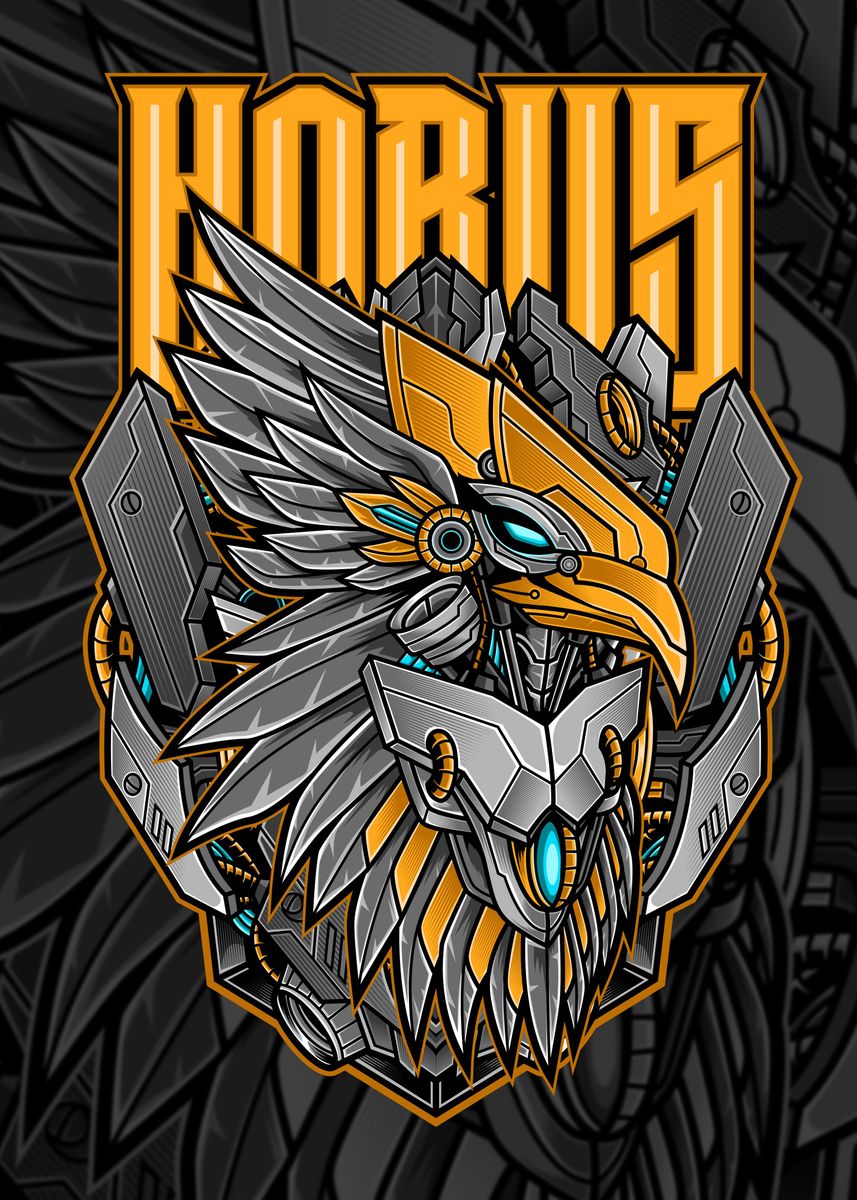 'Horus' Poster, picture, metal print, paint by Ganang Prioyudis Tyo ...