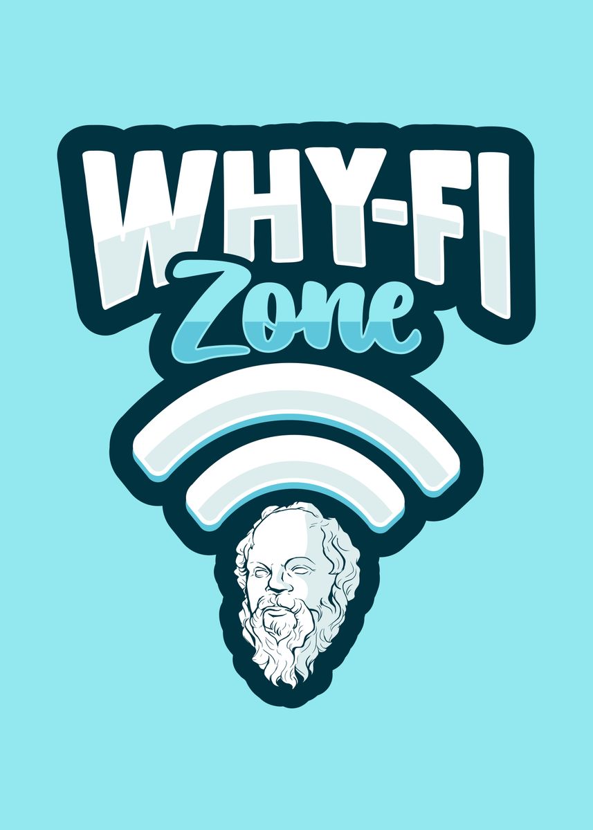 'Socrates Philosophy Design' Poster by Michael | Displate