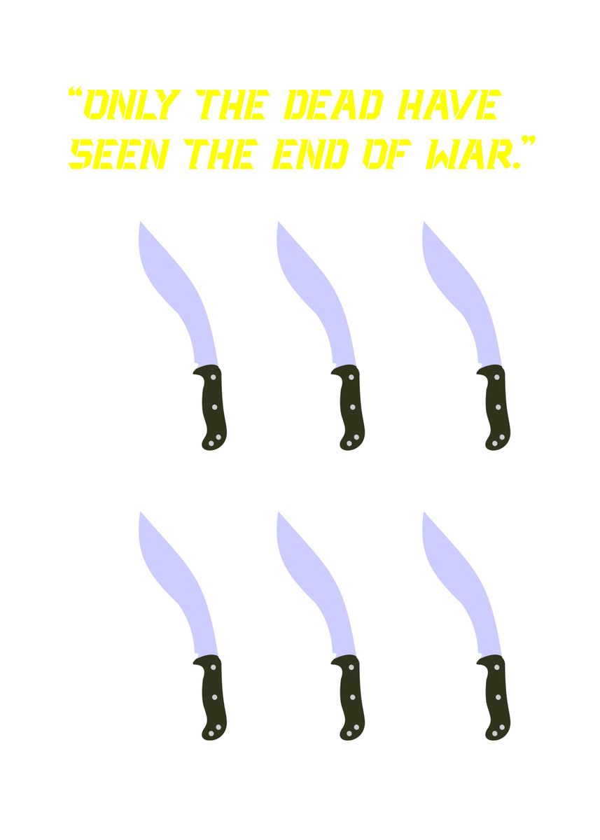 'DAGGER' Poster, picture, metal print, paint by LuckStory | Displate