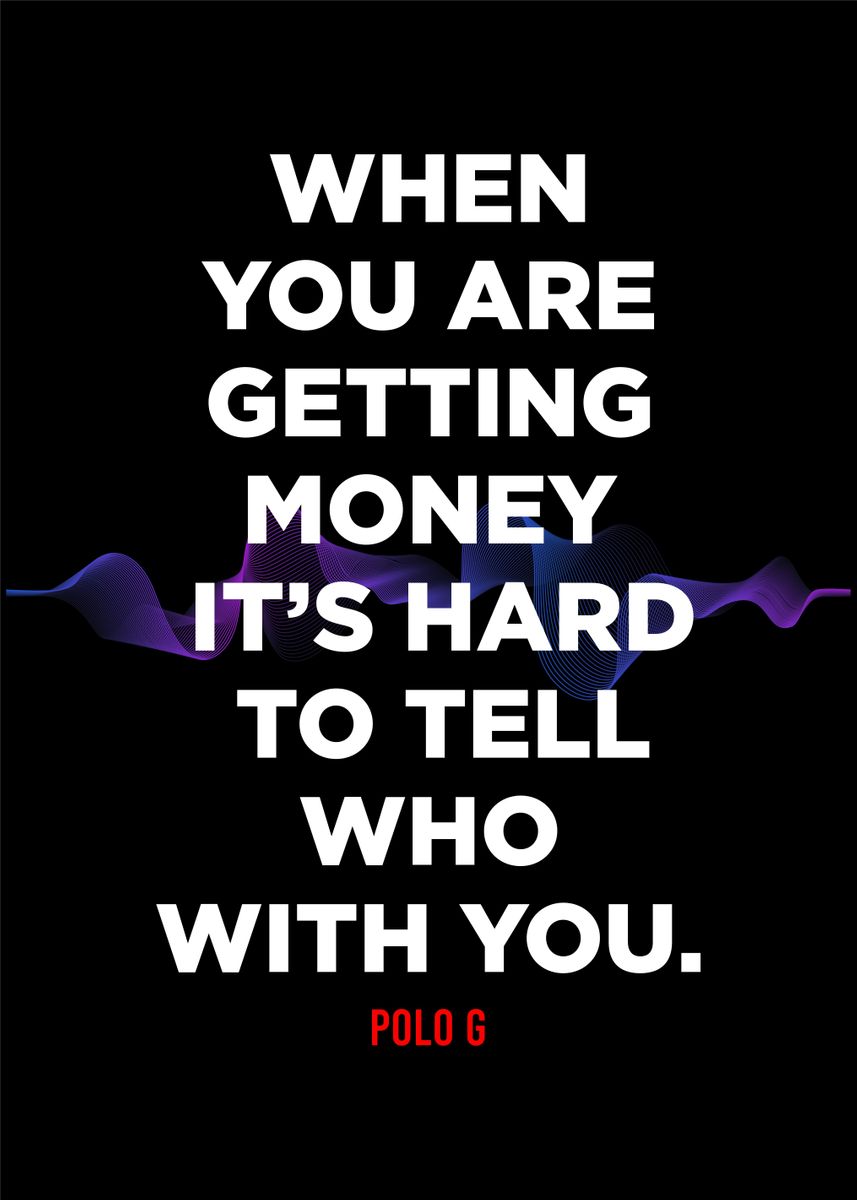 'rapper motivation quotes' Poster, picture, metal print, paint by ...