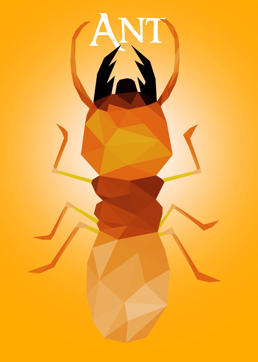 'Ant' Poster, picture, metal print, paint by Dare Neil | Displate