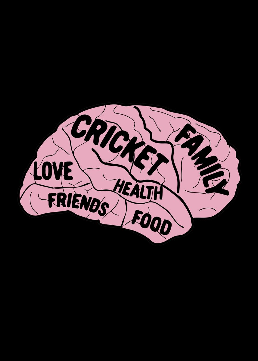 'Cricket Brain' Poster, picture, metal print, paint by MarkOnDark ...