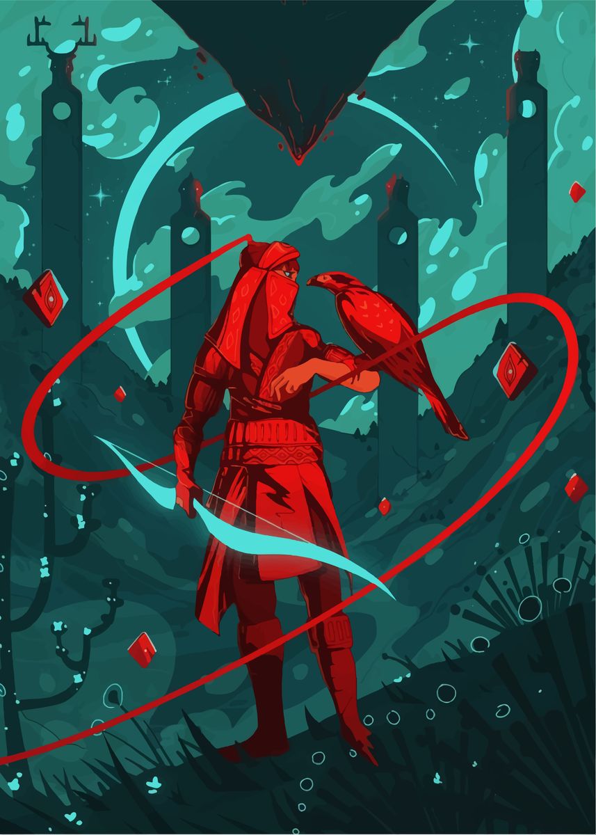 'The Pathless' Poster, picture, metal print, paint by ana nevada | Displate