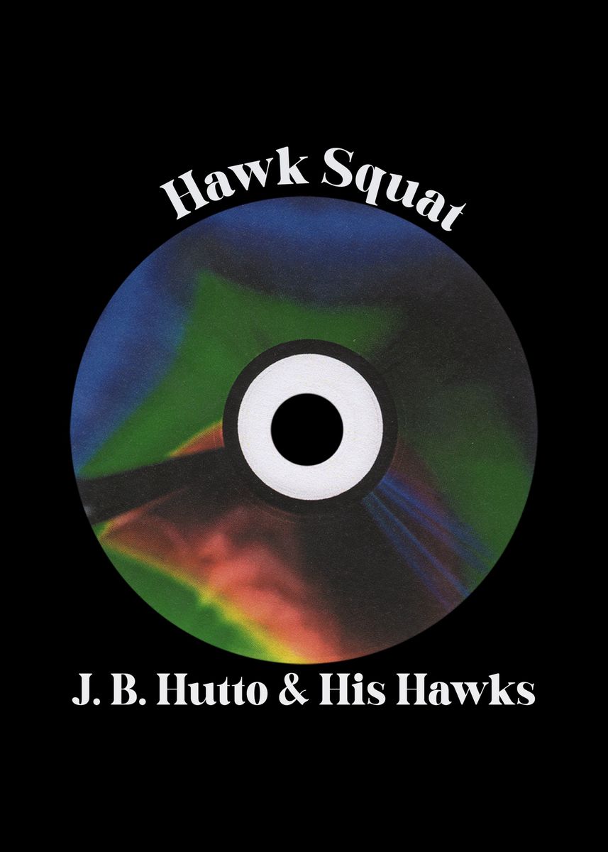 'Hawk Squat' Poster, picture, metal print, paint by retno triningsih ...