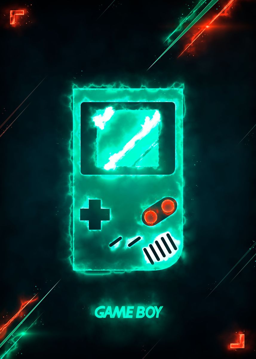 'Game Boy' Poster, picture, metal print, paint by Artknight | Displate