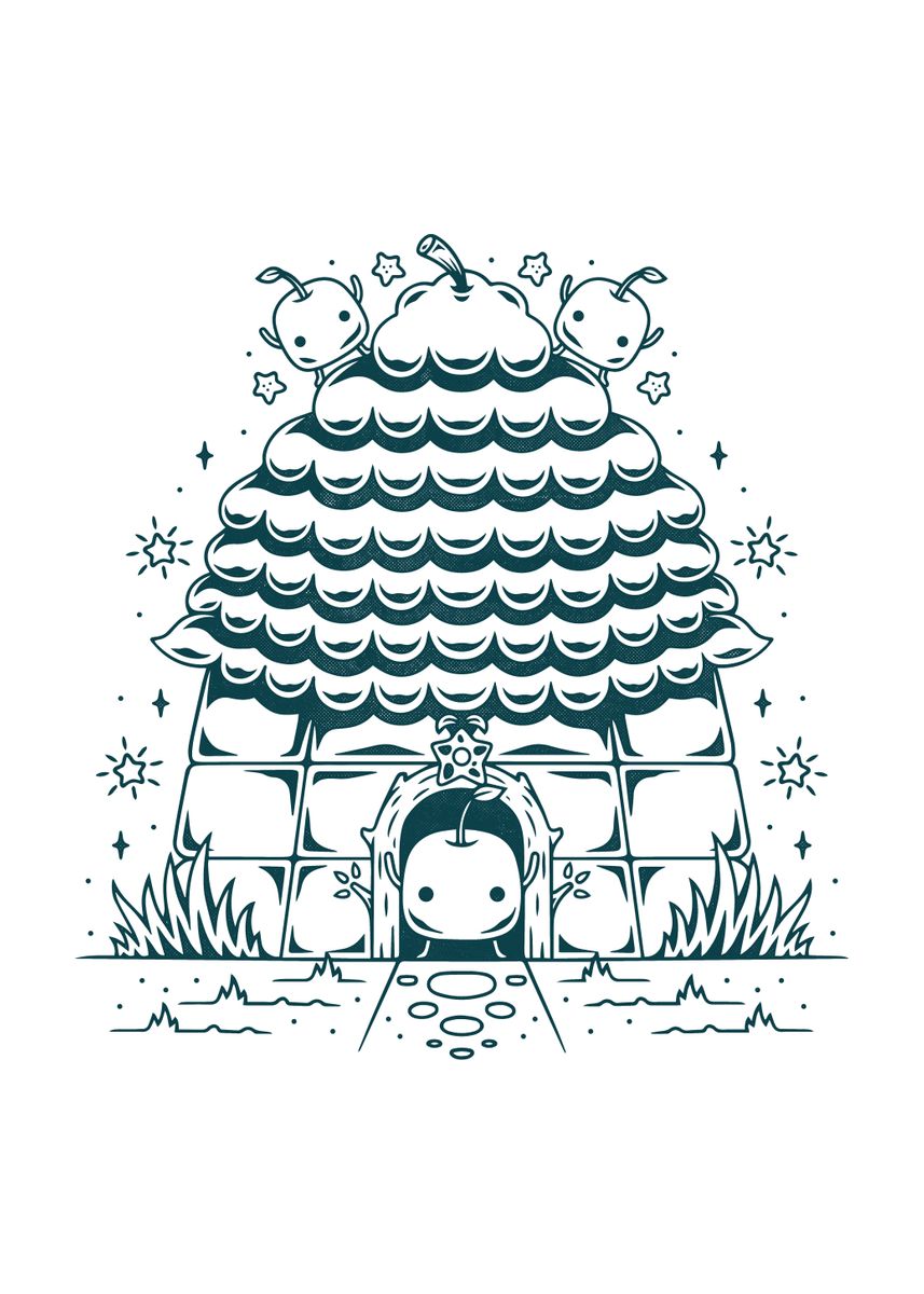 'Stardew Valley Junimo Hut' Poster, picture, metal print, paint by ...