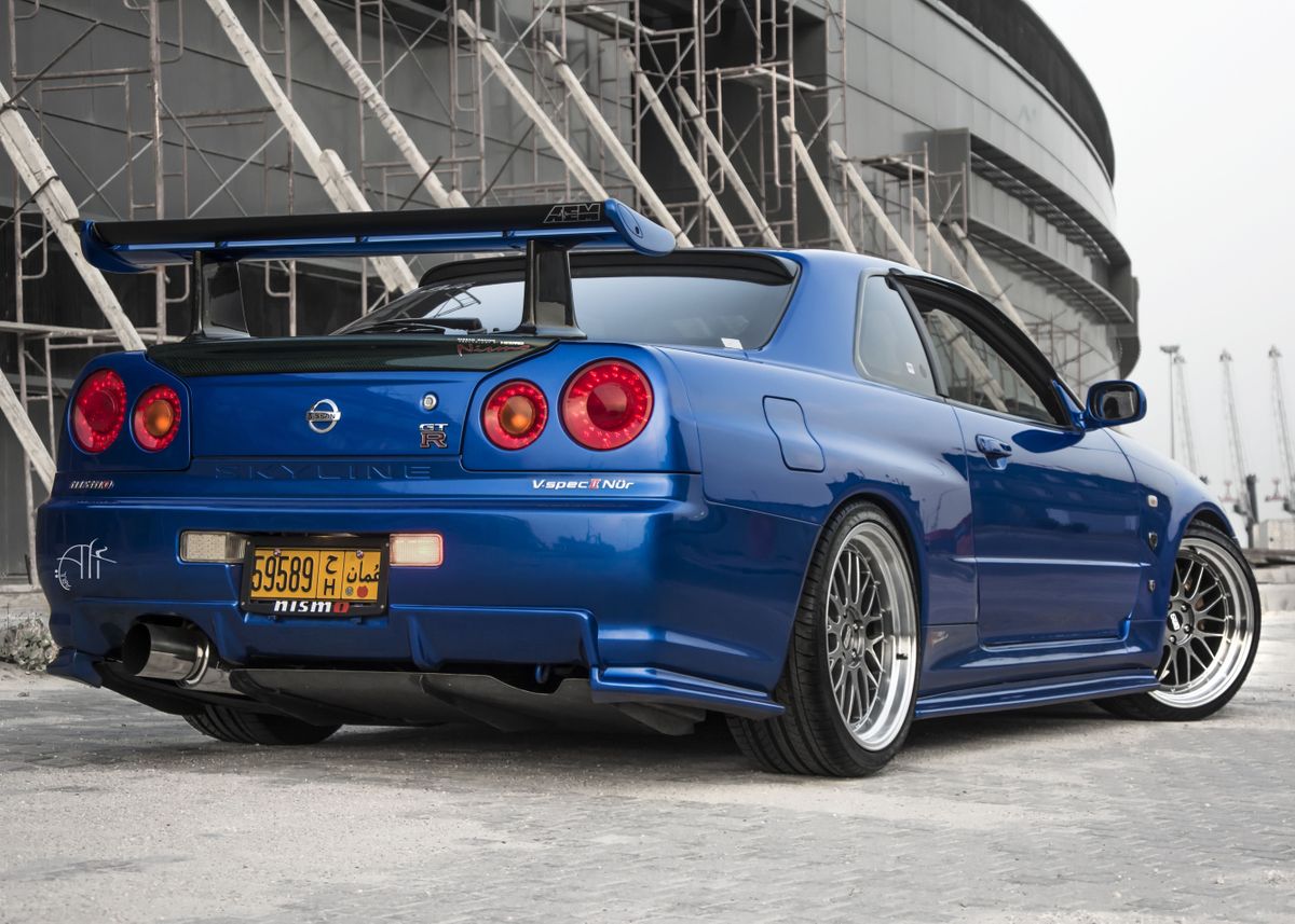 'Nissan Skyline' Poster by Mr Nguyen | Displate