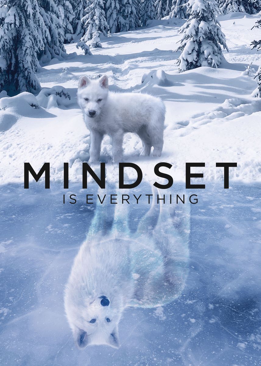 'Arctic Wolf Mindset' Poster, picture, metal print, paint by CHAN ...