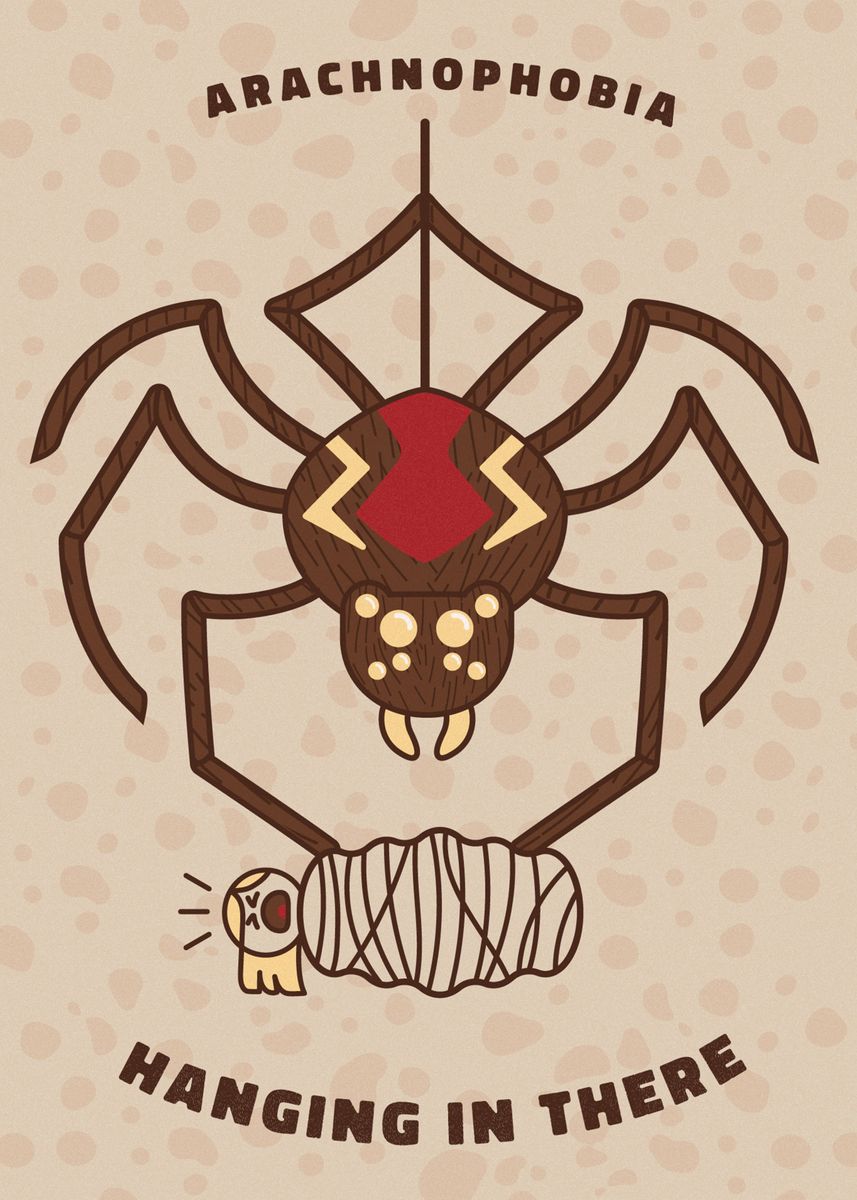 'Arachnophobia Spider' Poster, picture, metal print, paint by Fateh ...