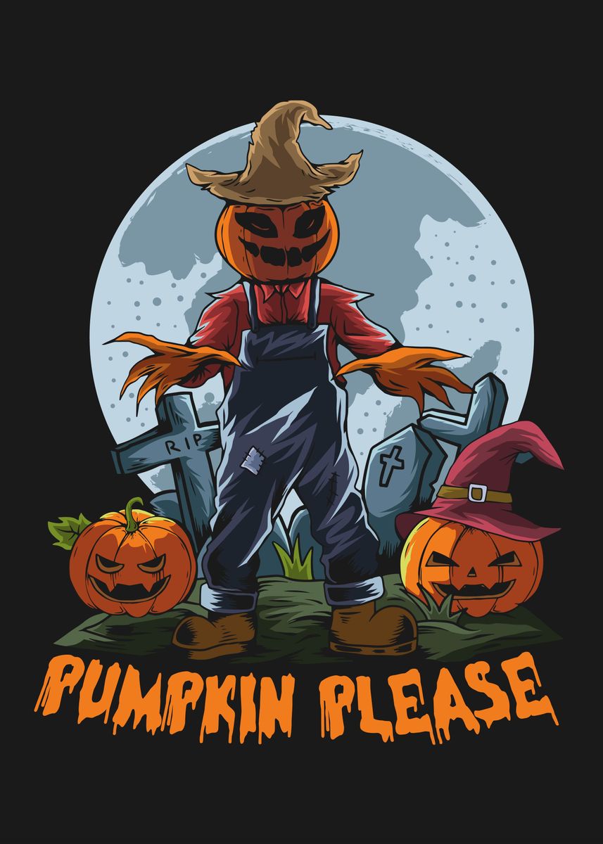 'pumpkin' Poster by fay list.art | Displate