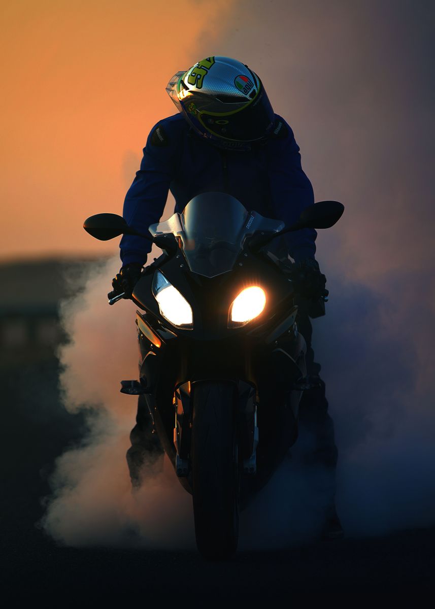 'Yamaha R1' Poster, picture, metal print, paint by Sam Gong | Displate