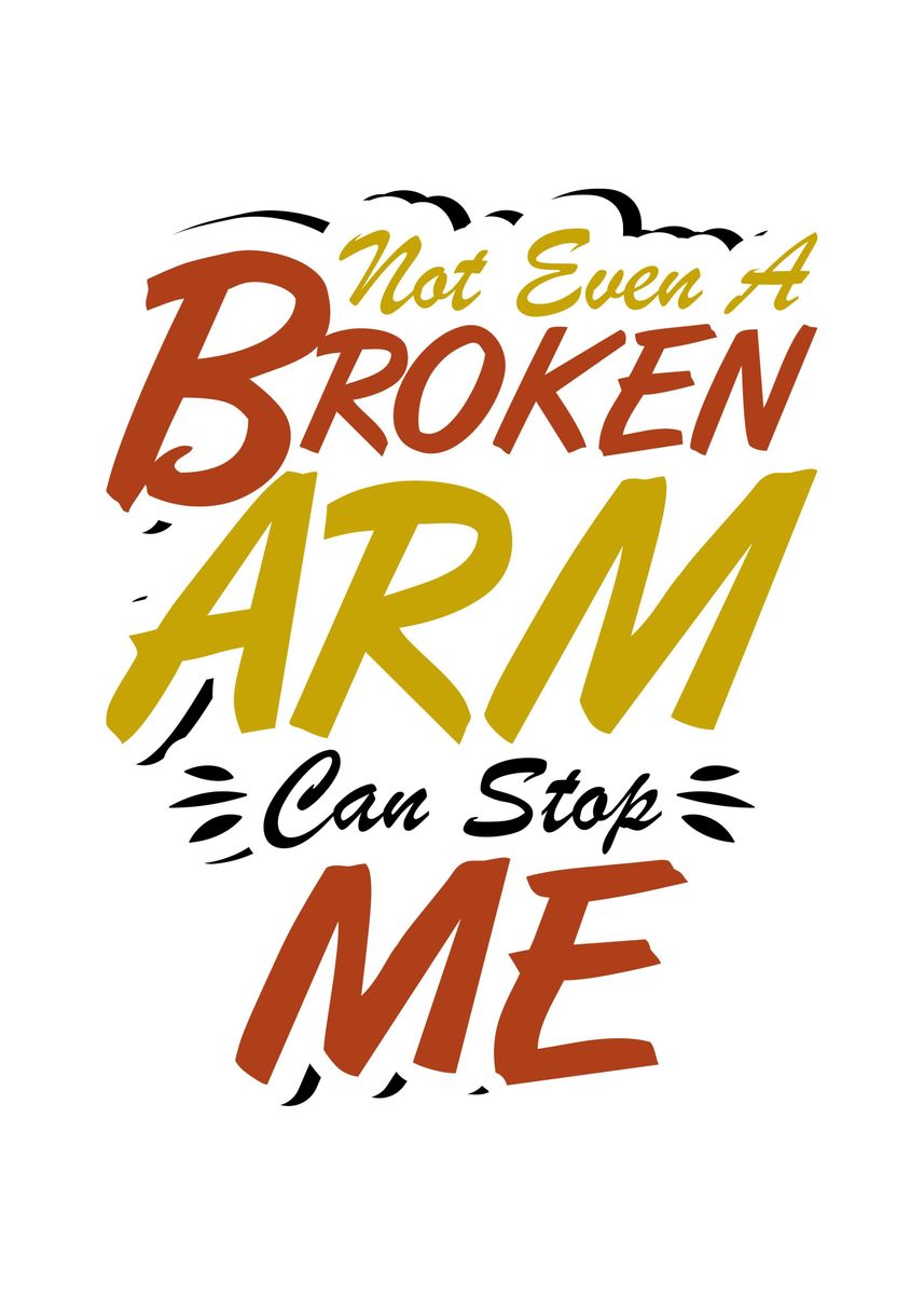 'Broken Arm' Poster, picture, metal print, paint by Sebastian Wünsche ...