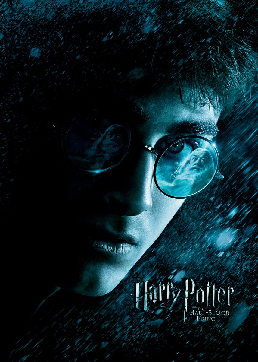 'HP6 Harry Portrait' Poster, picture, metal print, paint by Wizarding World | Displate