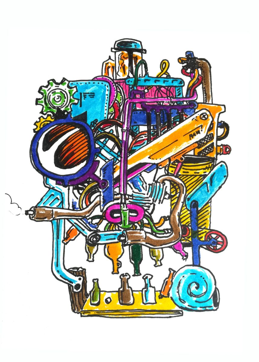 'Stuff face' Poster, picture, metal print, paint by Bem Calavera | Displate