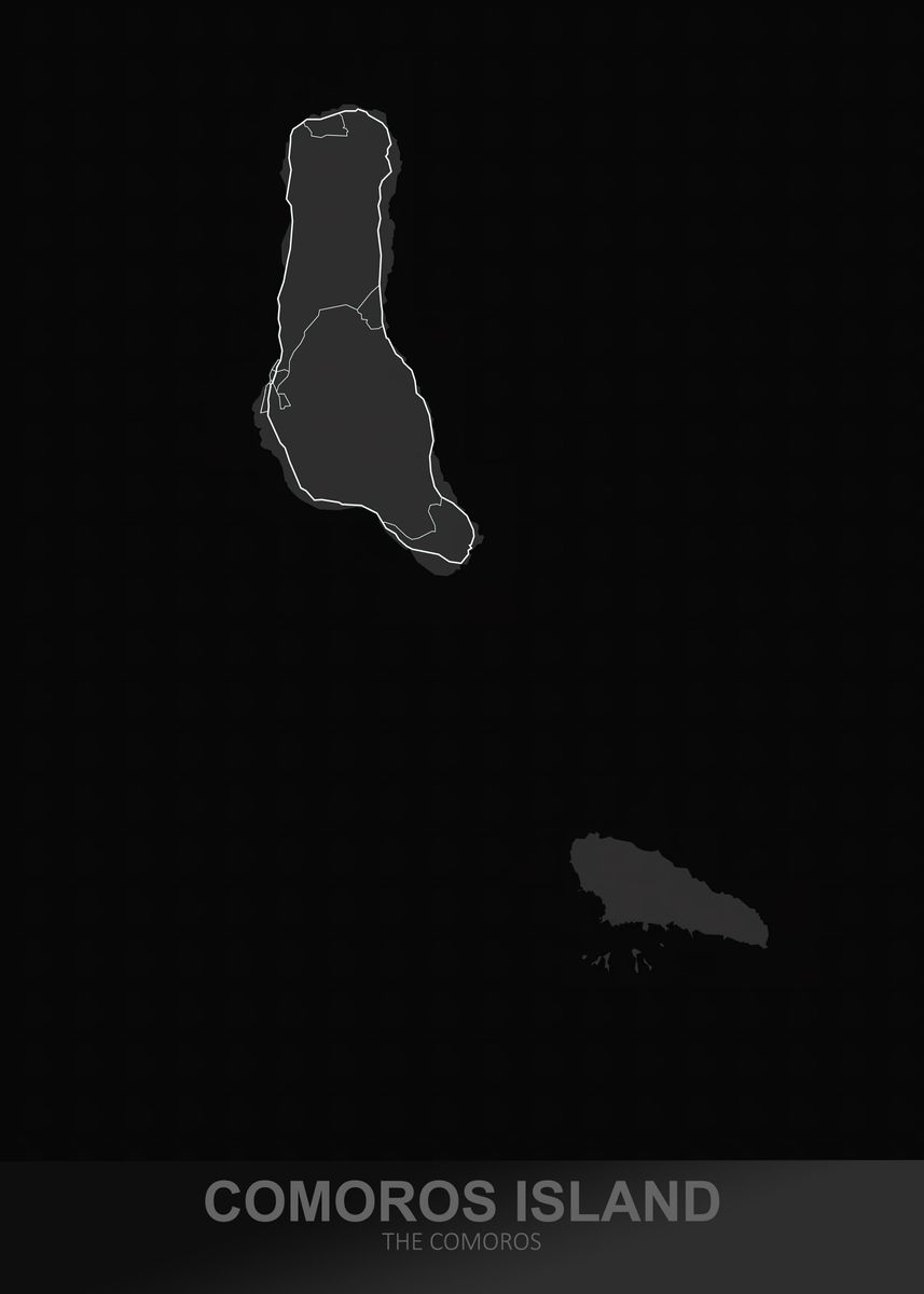 'Comoros Island' Poster, picture, metal print, paint by Zake Yonkou ...