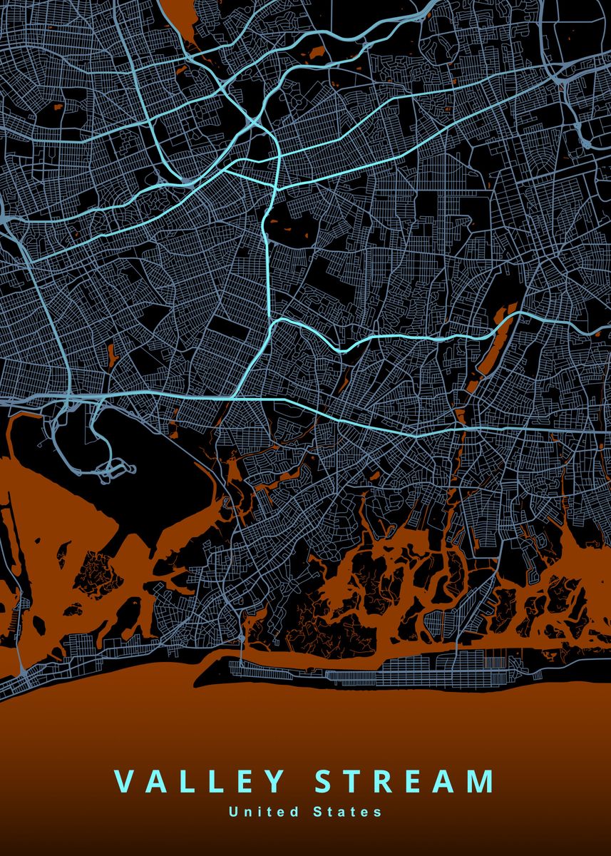 'Valley Stream' Poster by Deeo | Displate