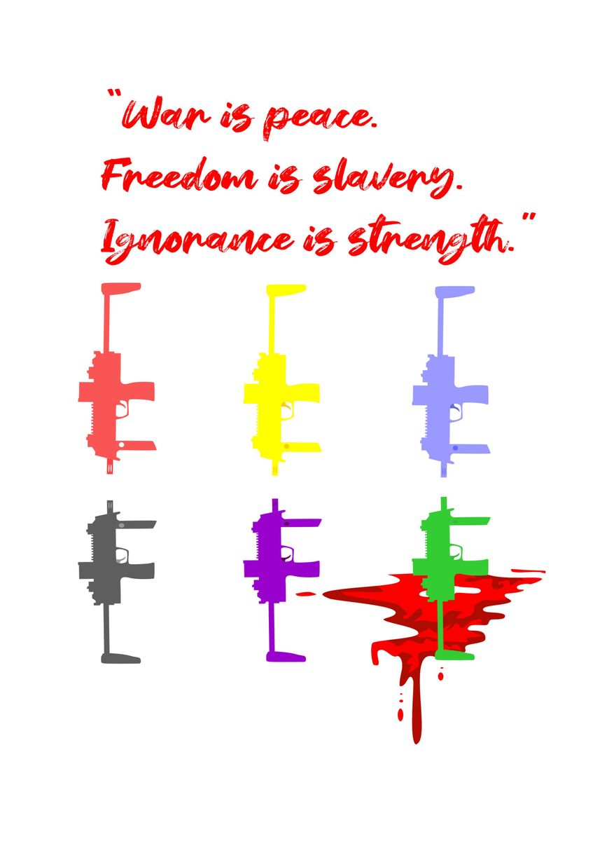 'MINIMALIST WEAPON' Poster by LuckStory | Displate