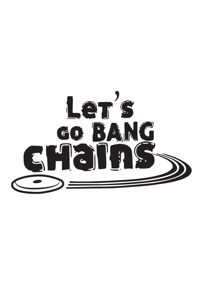 'Bang Chains' Poster, picture, metal print, paint by Michelle | Displate