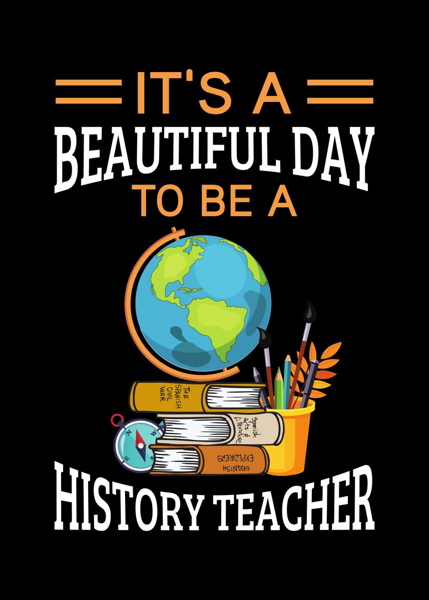 'History Teacher' Poster by Sebastian Wünsche | Displate