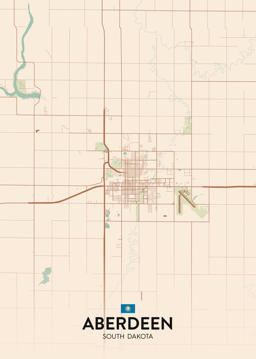 'Aberdeen SD' Poster by IMR Designs | Displate