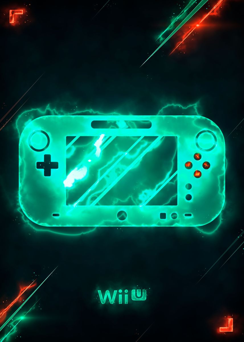 'Wii U' Poster, picture, metal print, paint by Artkal | Displate