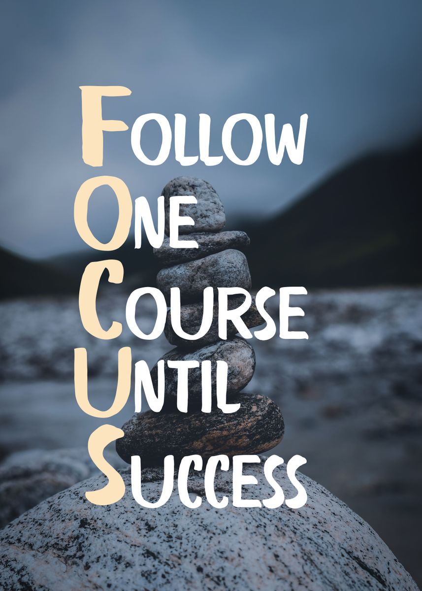 'Focus' Poster, picture, metal print, paint by Naui Art | Displate