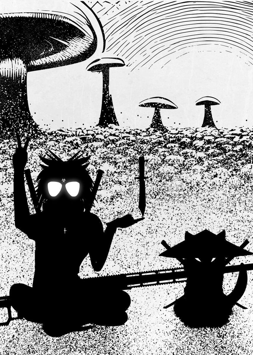 'Monsters Control 4' Poster, picture, metal print, paint by Ilya ...