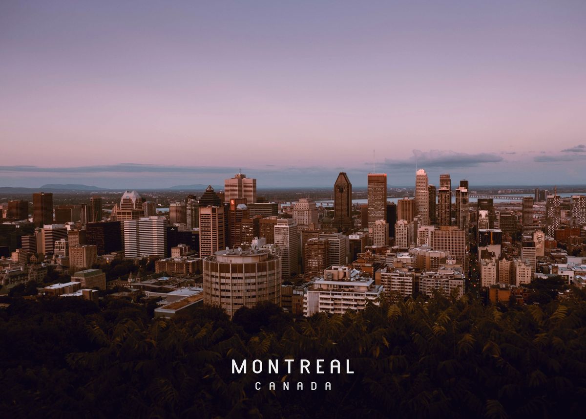 'Montreal ' Poster by Famous City | Displate