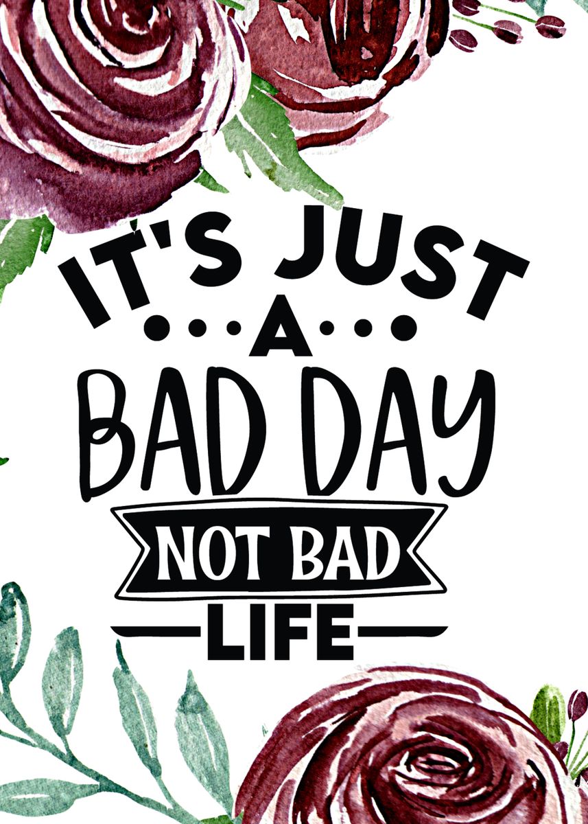 'Bad Day' Poster, picture, metal print, paint by Juliana RW | Displate