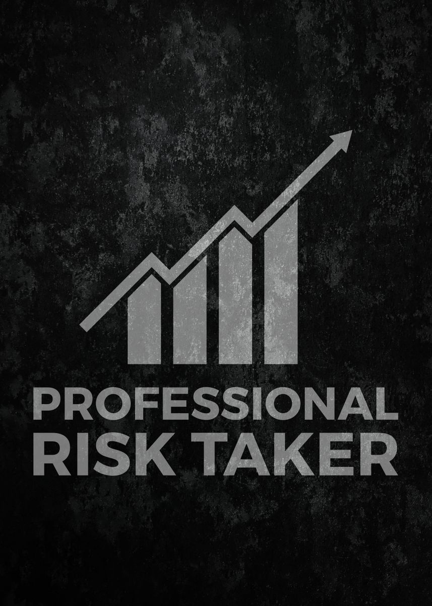'Professional Risk Taker' Poster, picture, metal print, paint by paijo ...