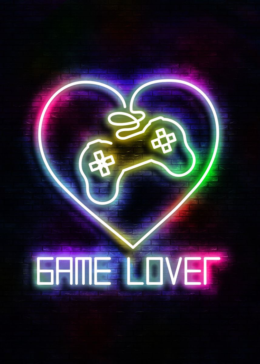 'game lover' Poster by Izmo Scribbles | Displate