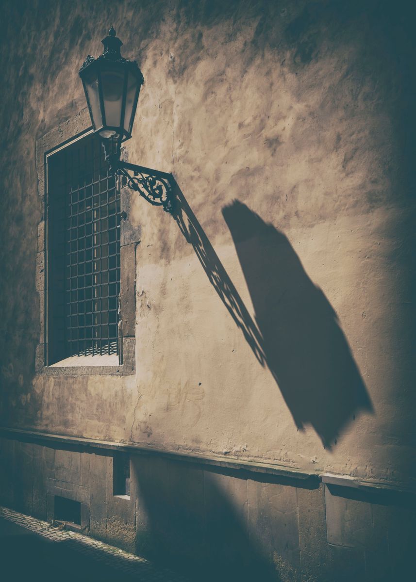 'The shadow of the lantern' Poster by anettastar | Displate