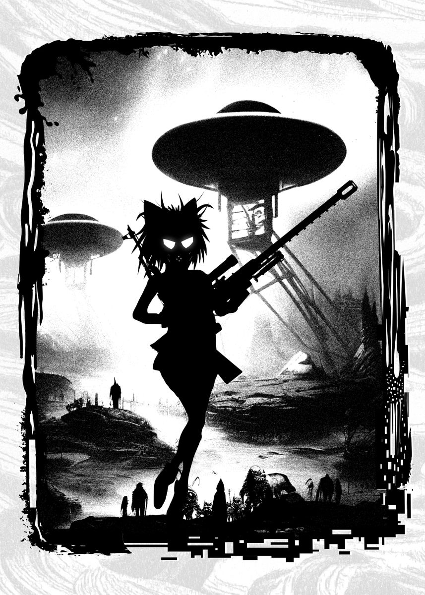 'Monsters Control 4' Poster, picture, metal print, paint by Ilya ...