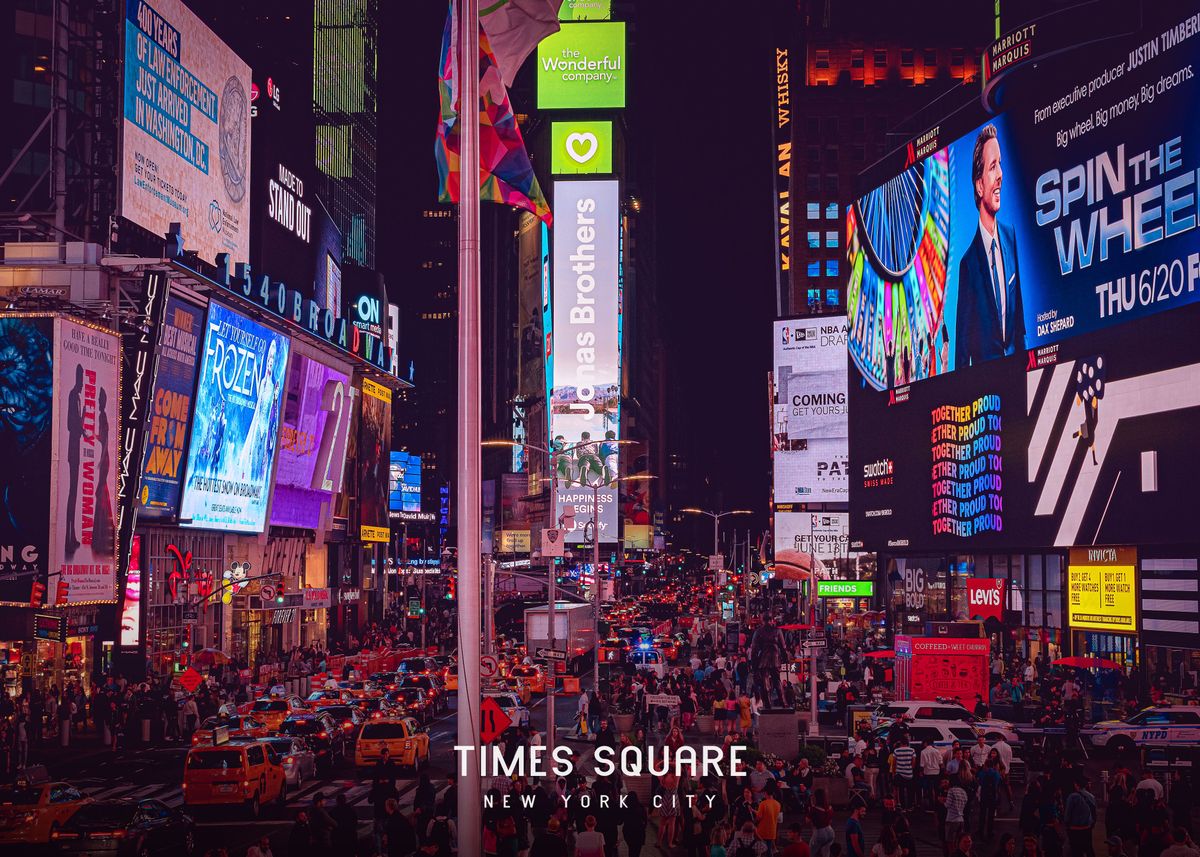 'Times Square ' Poster by Famous City | Displate