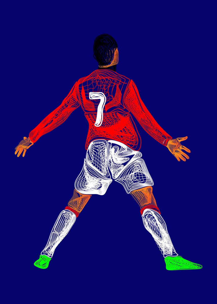 'football' Poster by CANON ROCK | Displate