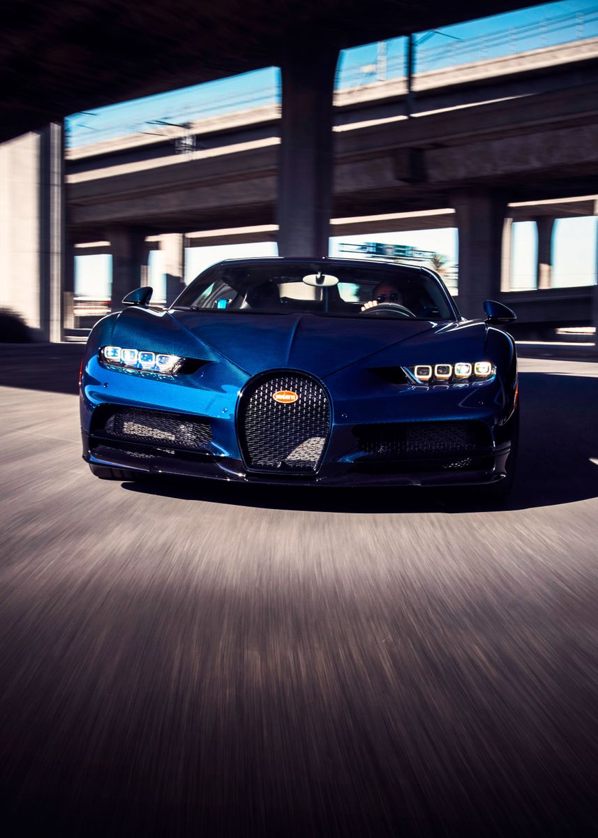 'Bugatti Chiron Pur Sport' Poster, picture, metal print, paint by Supri ...