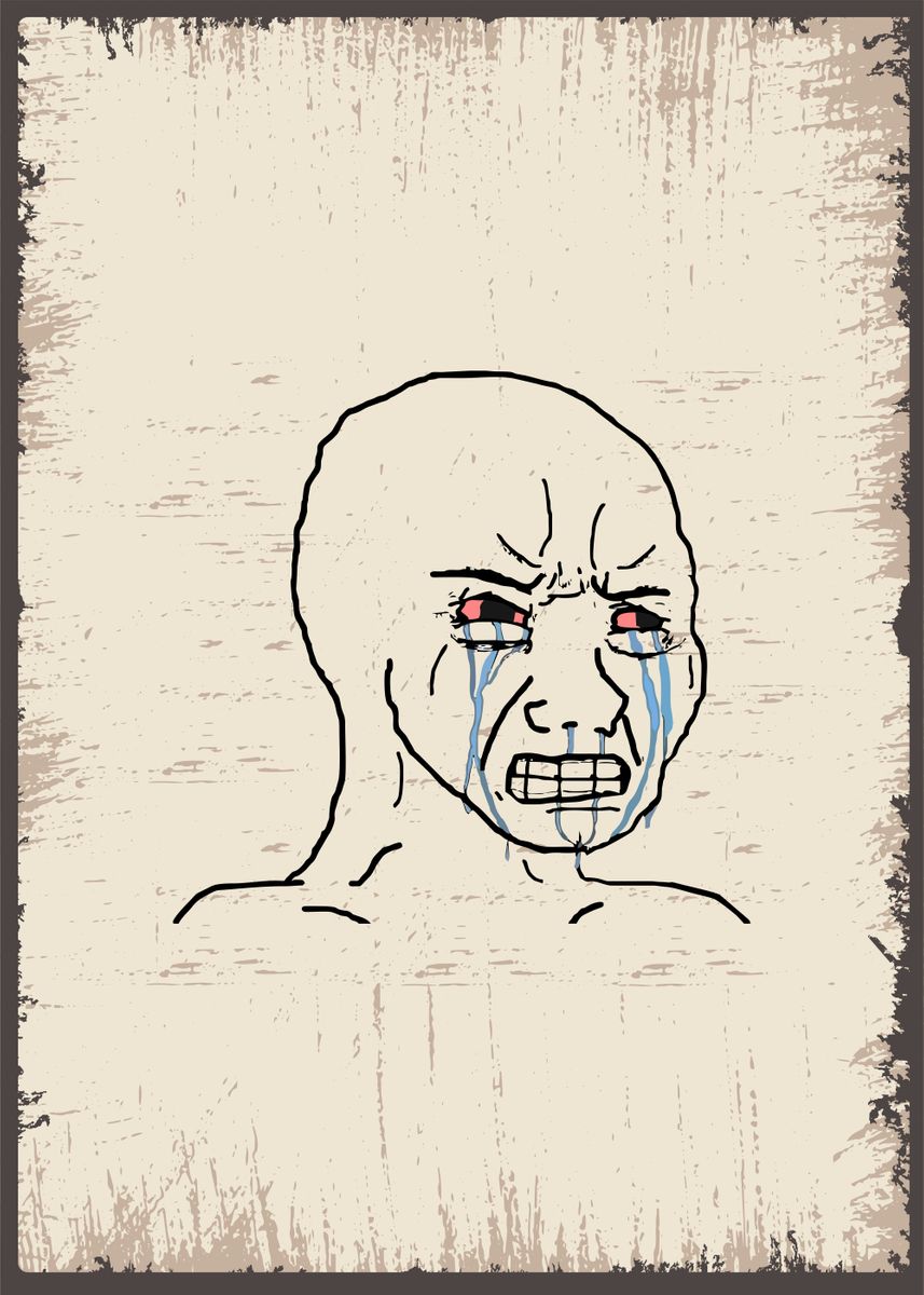 'funny meme ' Poster, picture, metal print, paint by Trending Displate ...