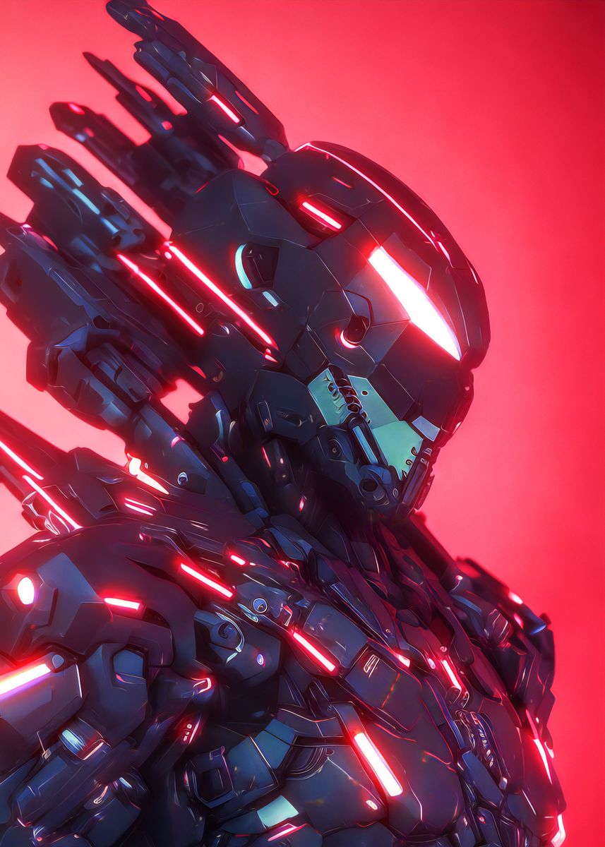 'CYBER VENOM' Poster, picture, metal print, paint by Xi Designs | Displate