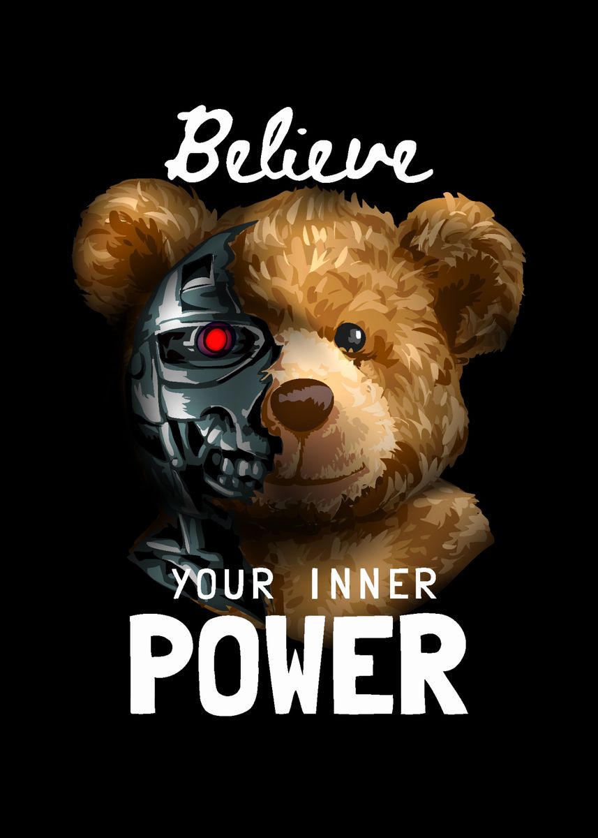 'Believe Your Inner Power ' Poster, picture, metal print, paint by ...