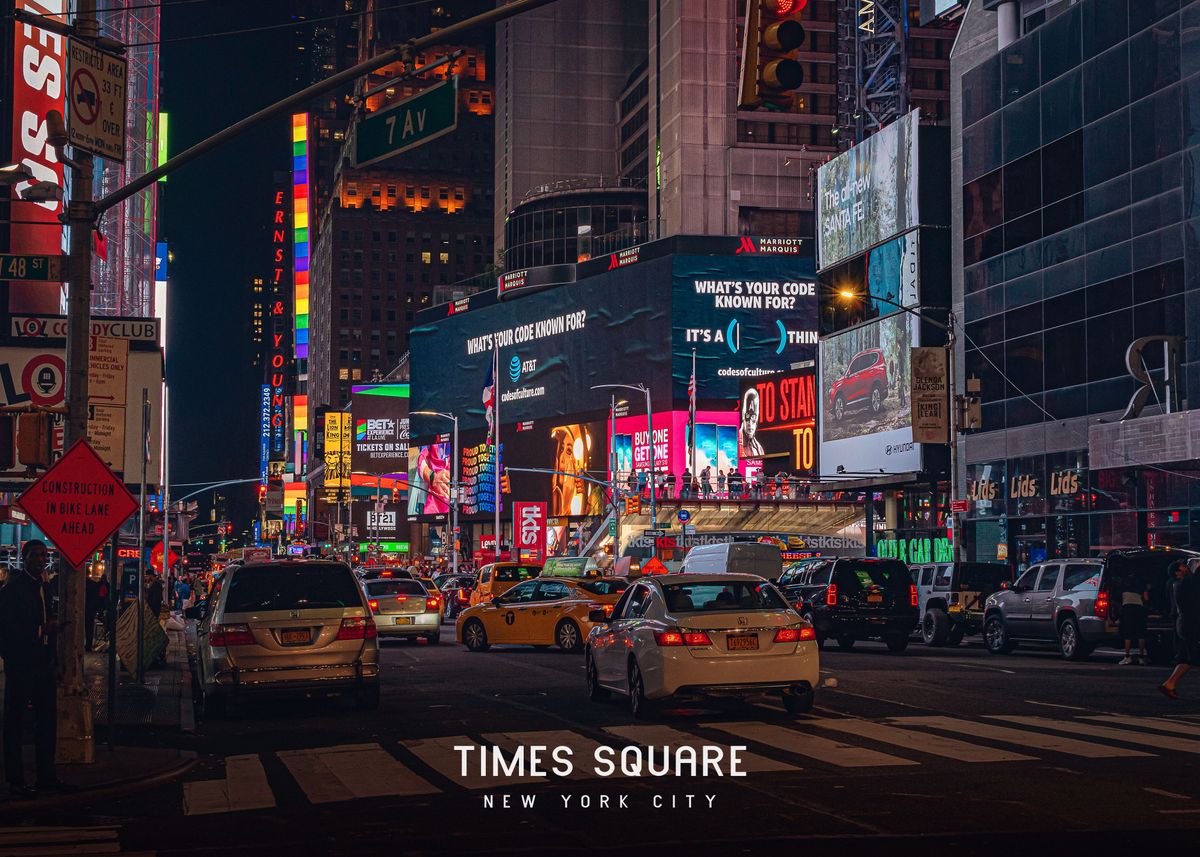 'Times Square ' Poster by Famous City | Displate