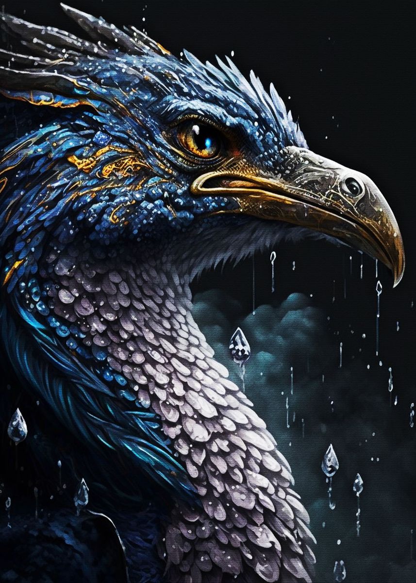 'Paint Mystic Birds' Poster, picture, metal print, paint by Muh Asdar ...