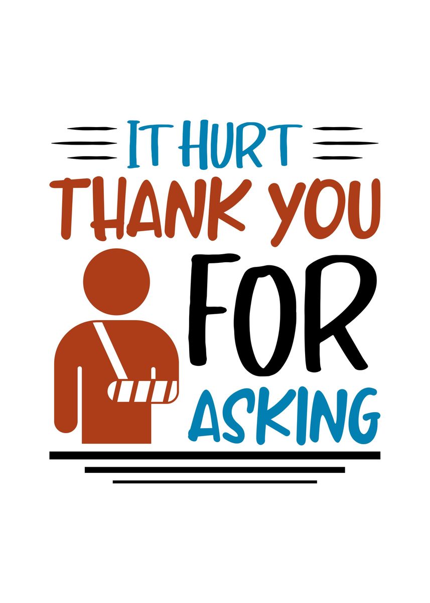 'Broken Arm' Poster, picture, metal print, paint by Sebastian Wünsche ...