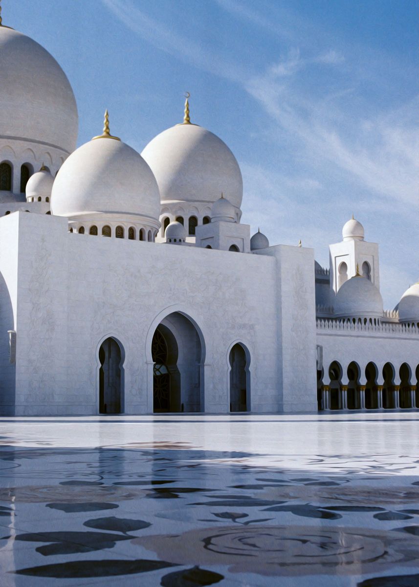 'Islamic World 34' Poster, picture, metal print, paint by Michael ...