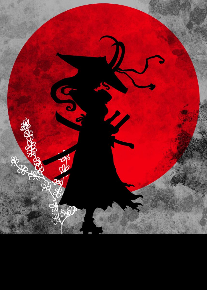 'Female Samurai japan' Poster, picture, metal print, paint by Aiden ...