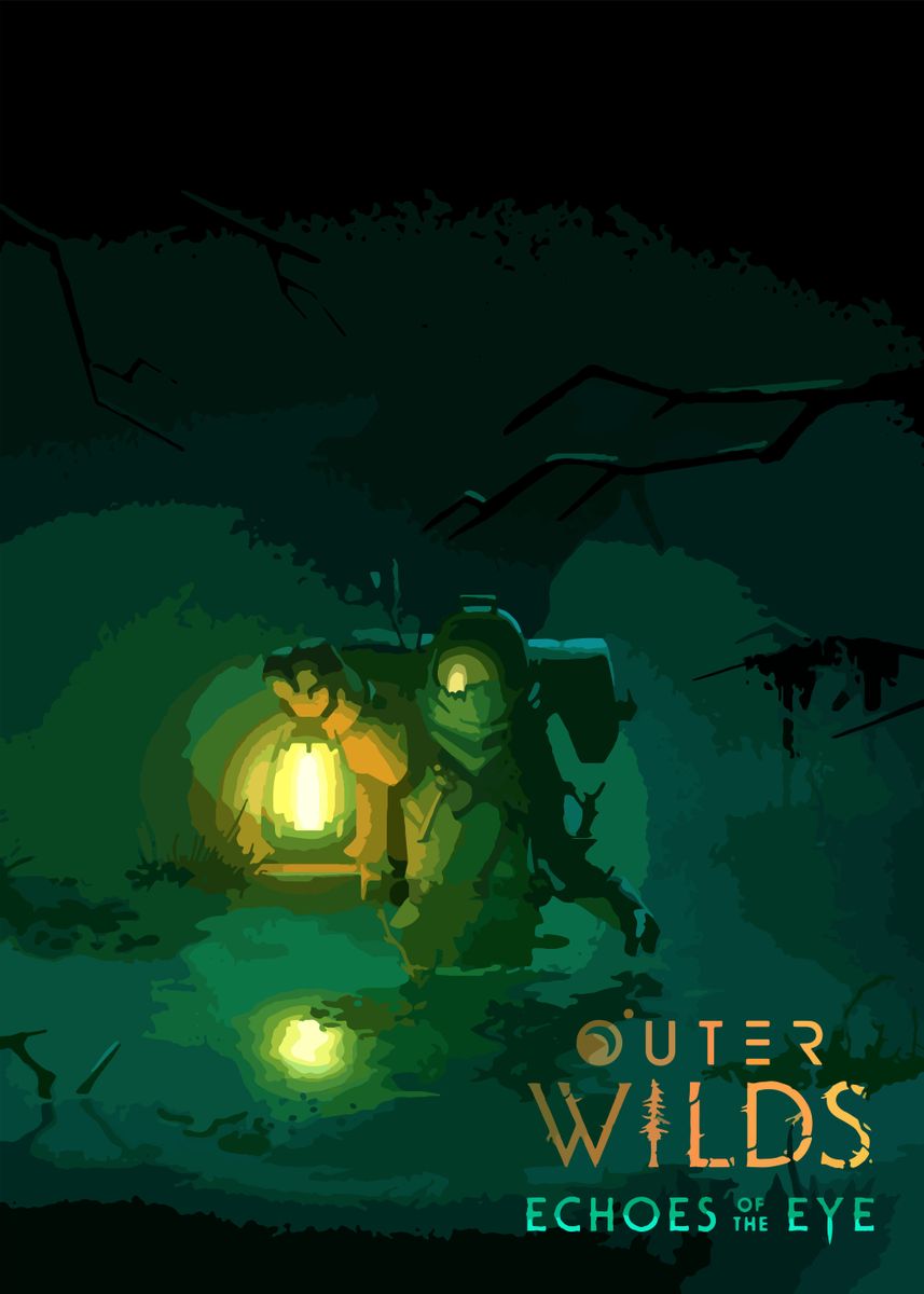 'outer wilds' Poster, picture, metal print, paint by Mr Simple | Displate