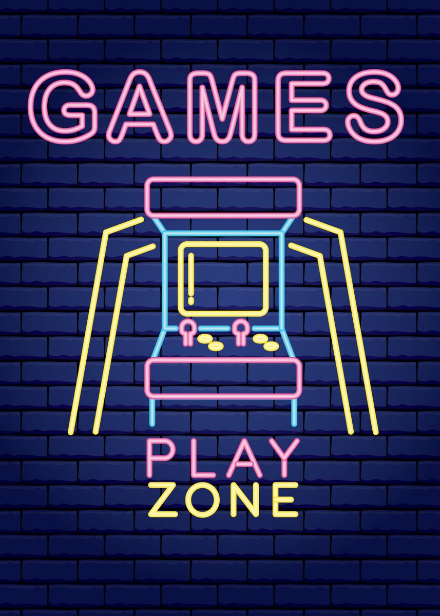 'Game play' Poster, picture, metal print, paint by Caravan Studio ...