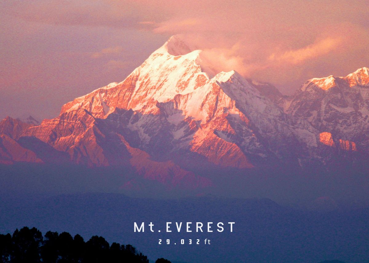 'Mount Everest ' Poster by Explore Universe | Displate